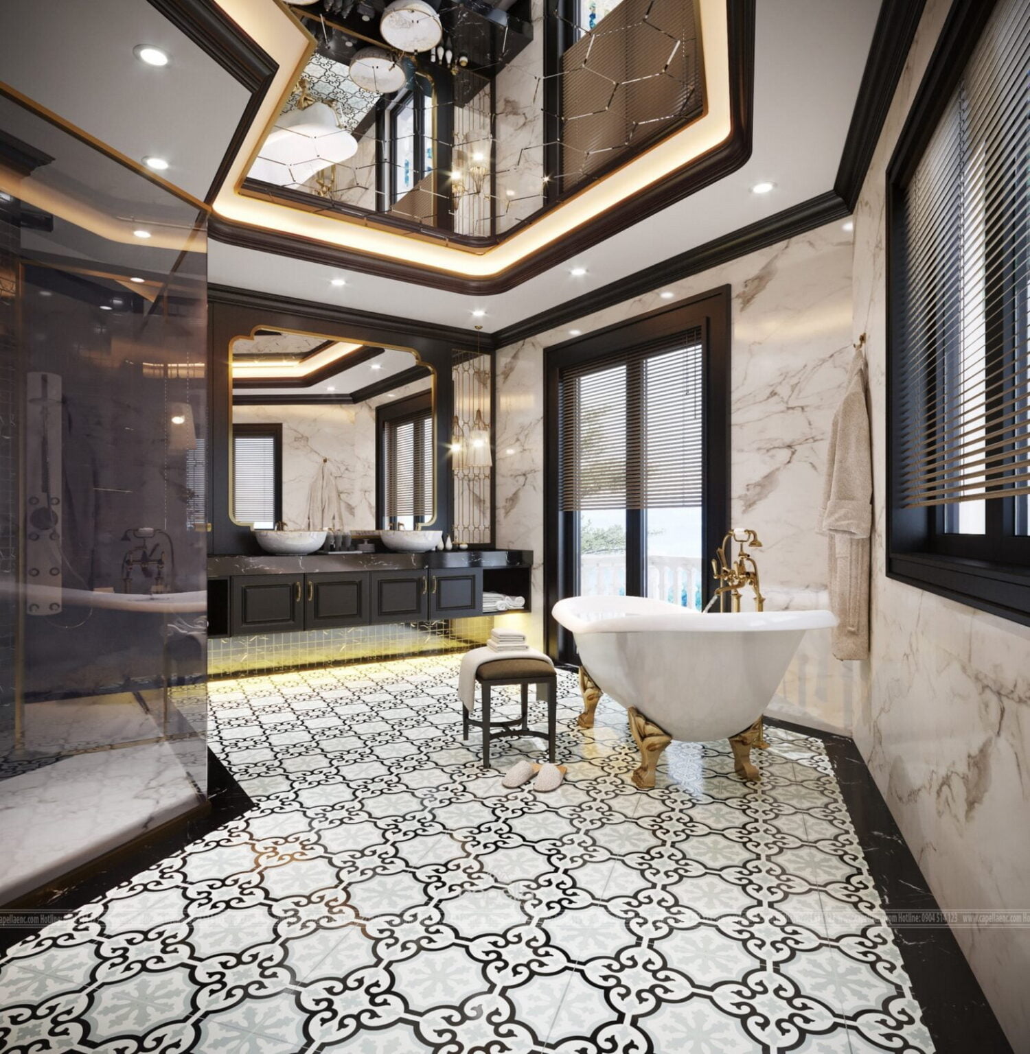 Vẻ Đẹp Của Gạch Bông Trong Thiết Kế Indochine - Gạch Luxcasa