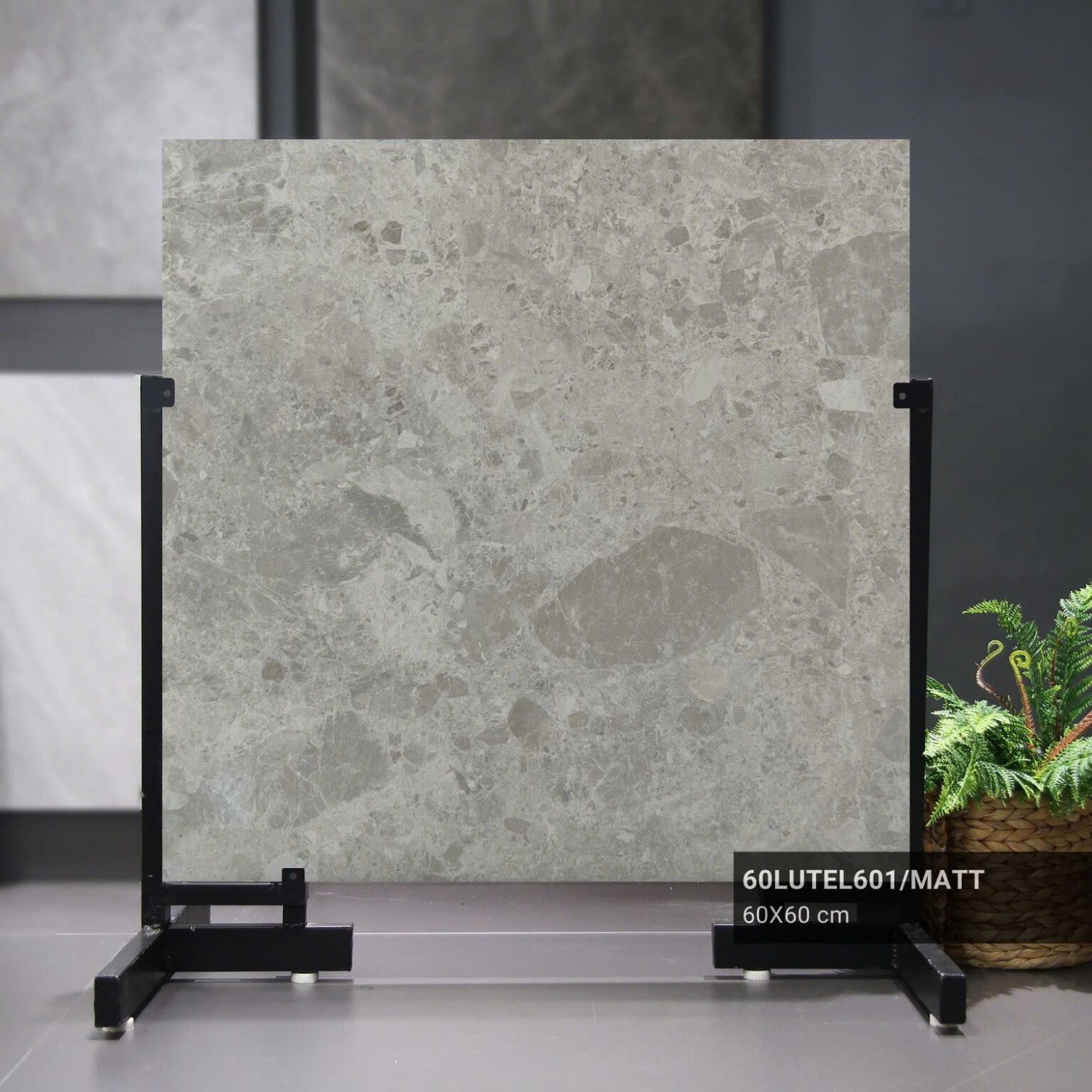 Gạch terrazzo mờ 60x60 60LUTEL601 | Gạch Luxcasa